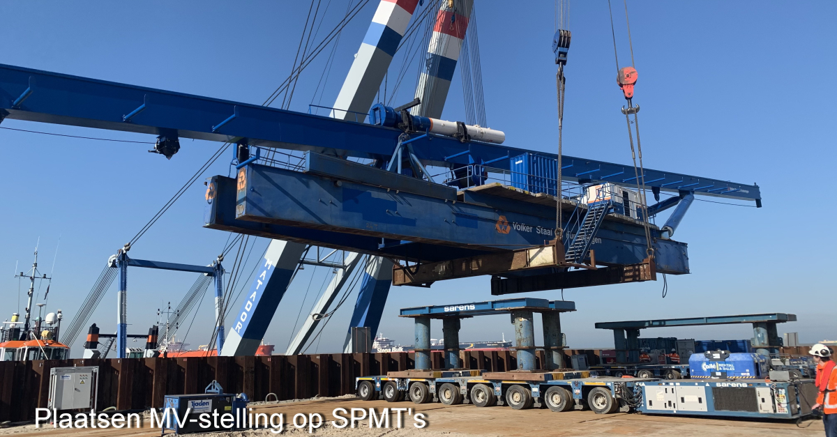 MV-palen heien op project Offshore Terminal Rotterdam verlenging ...