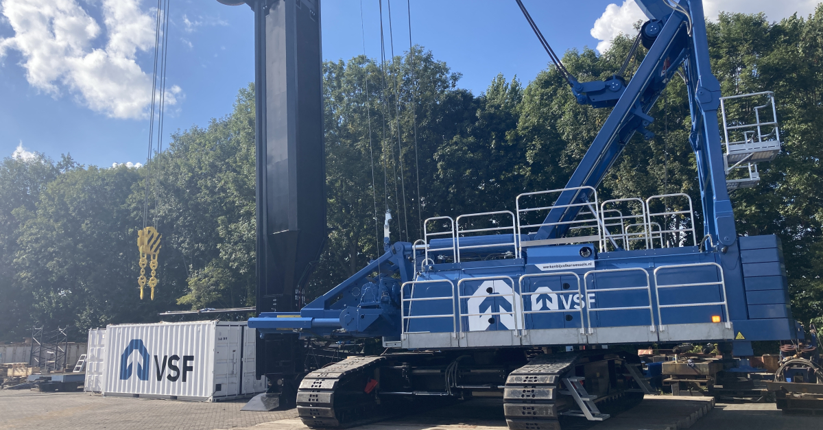 Nieuwe Woltman 160 DR hei-boorkraan voor VSF | VSF